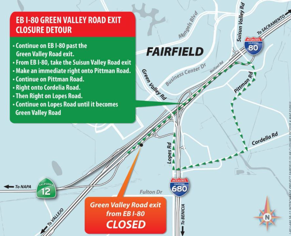 I-80/I-680/SR12 Interchange: 2 Consecutive Overnight Closures - Solano ...