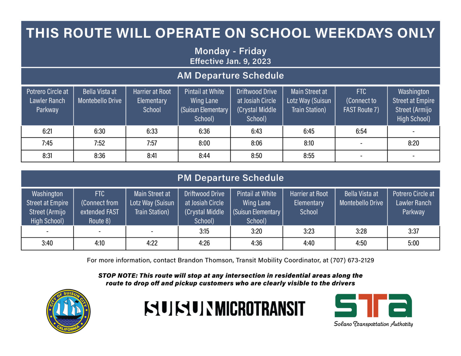 Suisun Microtransit - Solano Transportation Authority
