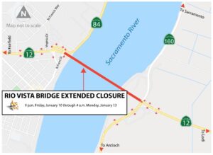 Rio Vista Bridge Scheduled for 3rd 55-Hour Closure - Solano Transportation Authority